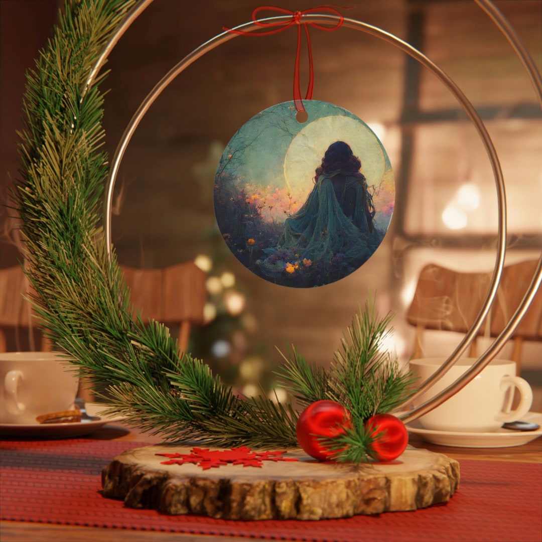 Ostara Ornament - Altar Decor - Altar Ornament - METAL - Pagan Man Gift ...