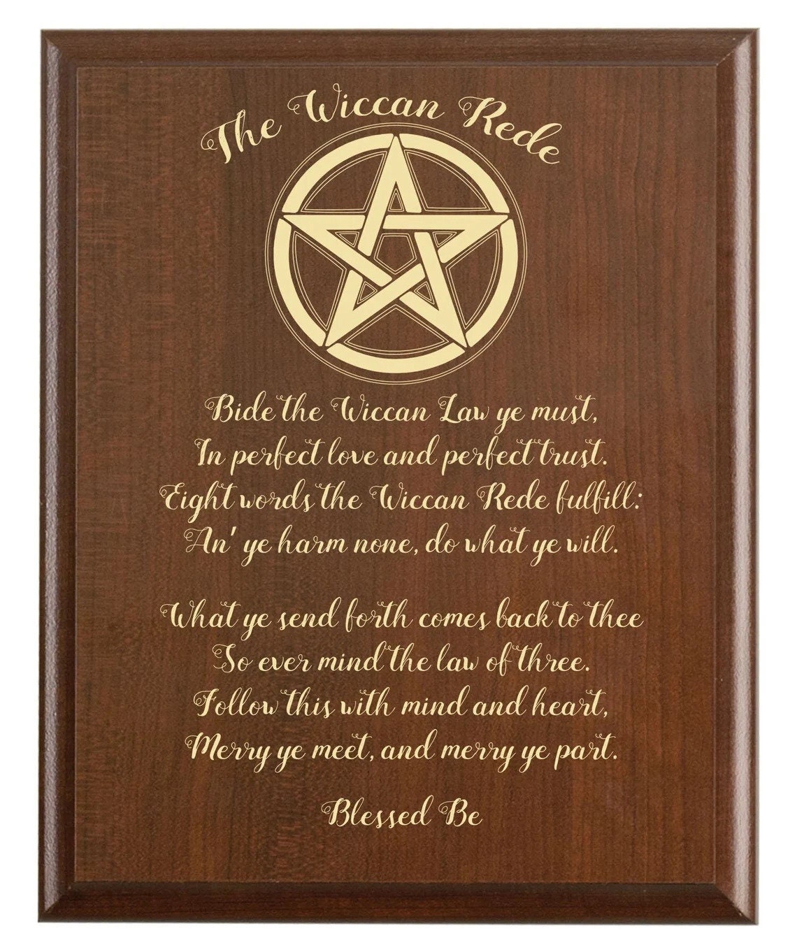 Wiccan Rede Tattoo