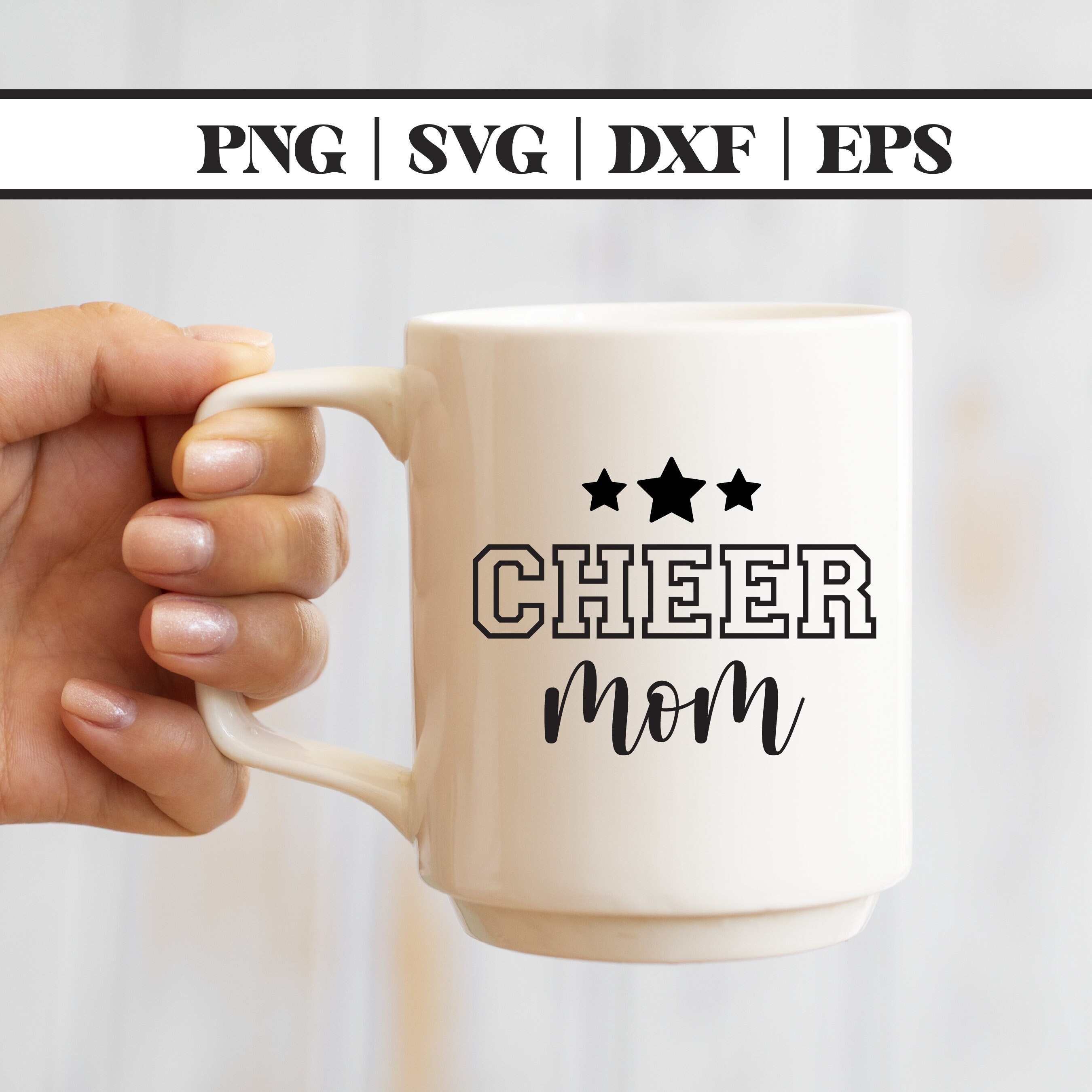 Cheerleader Silhouette SVG Bundle Cheerleader Mom Cut File Cheer Team ...