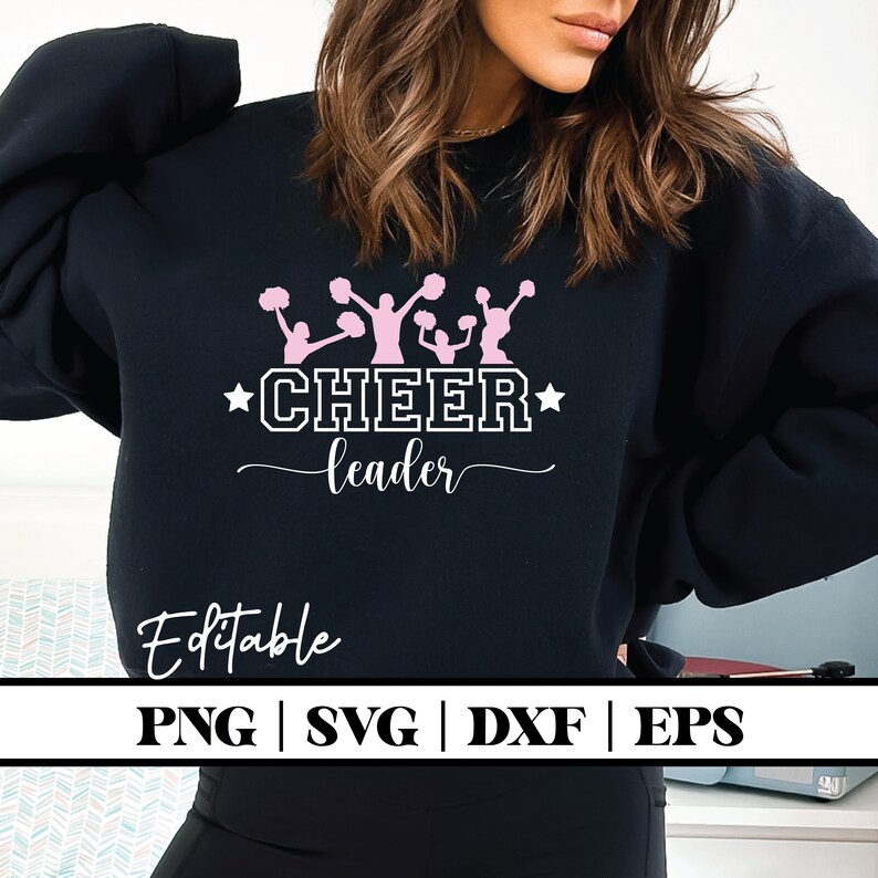 Cheer Leader Silhouette Png Shirt Head Cheer Leader Png Captain Cheer ...