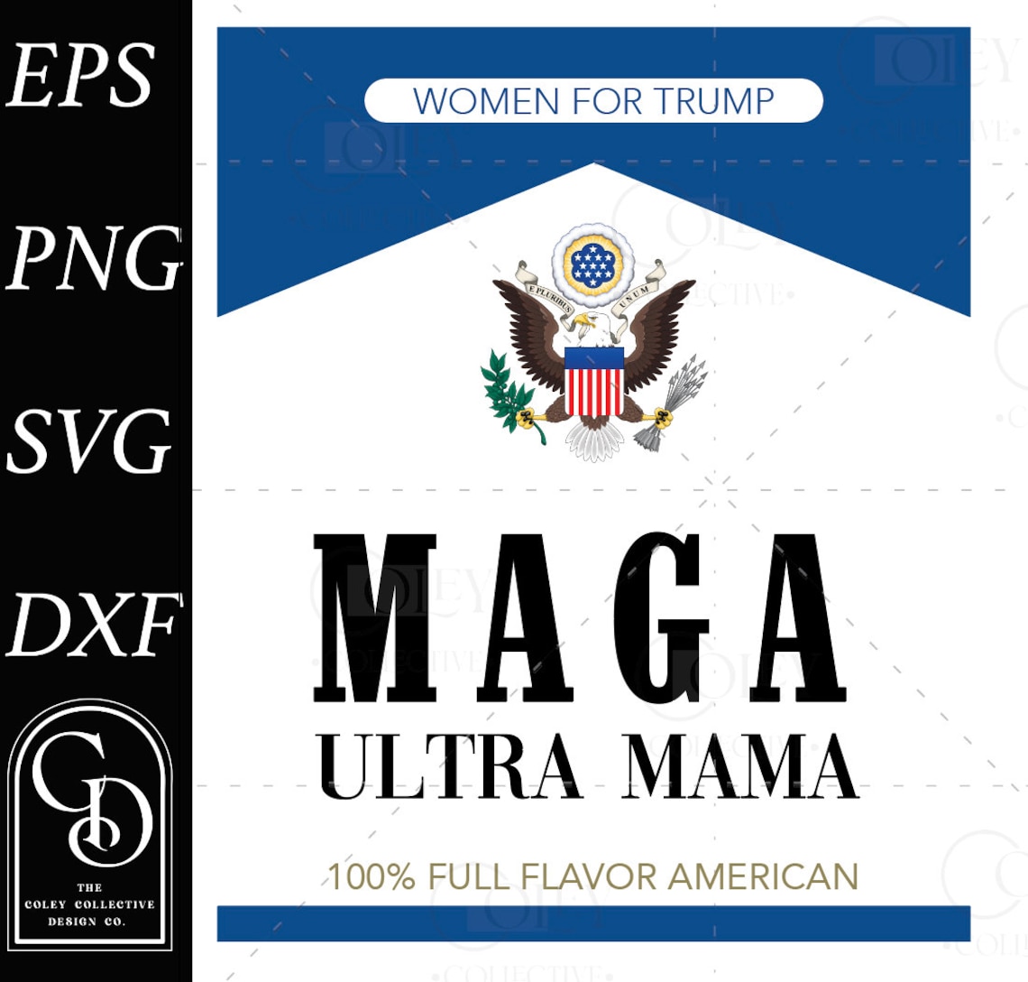 Women Maga Ultra 2024 Png Maga Svg Png American Patriot Mama Png ...