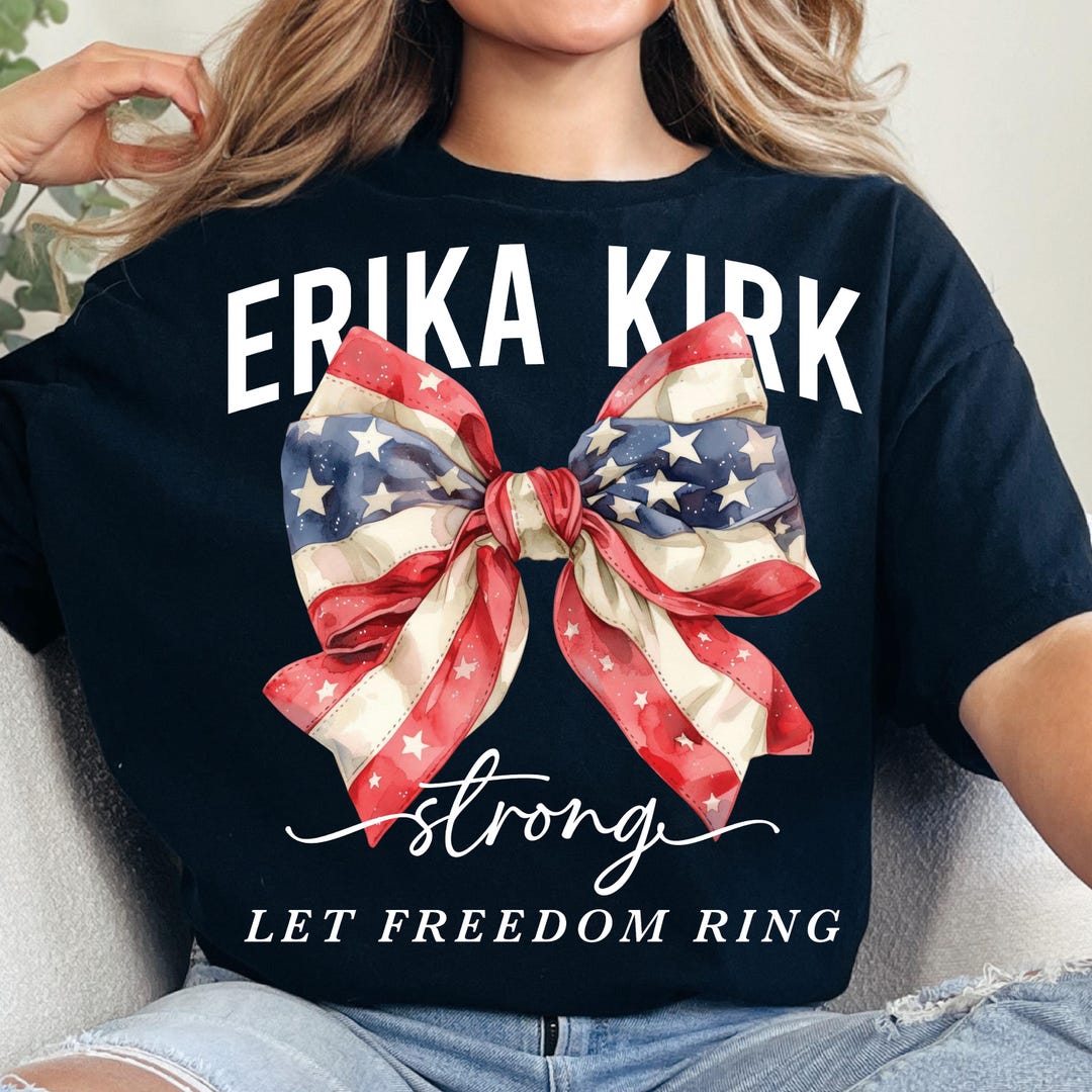 Erika Kirk Strong Svg Charlie Kirk Png Patriot Women Freedom Files Heat ...