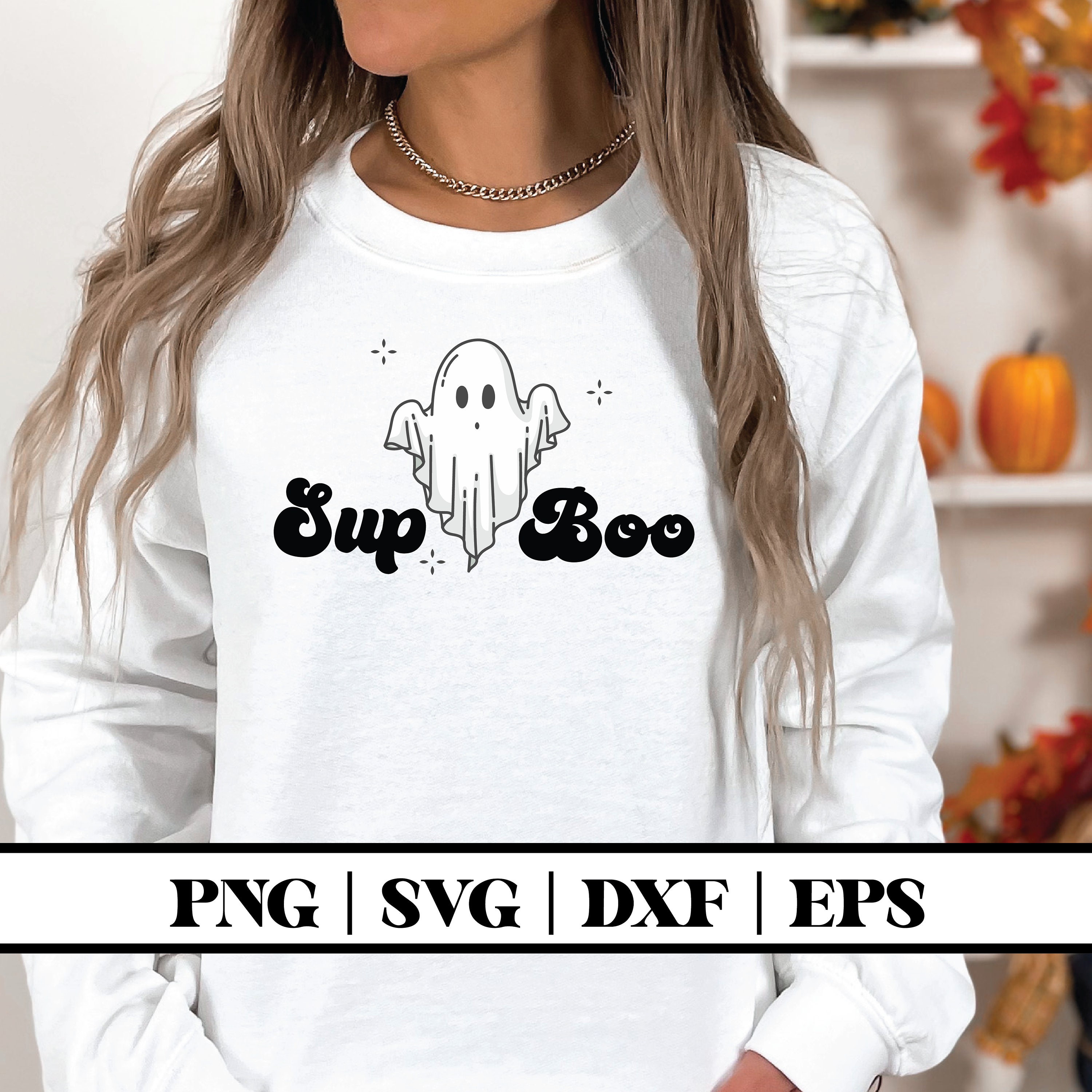 Sup Boo Shirt Png Women Halloween Party Shirt Png Hey Boo Tumble ...