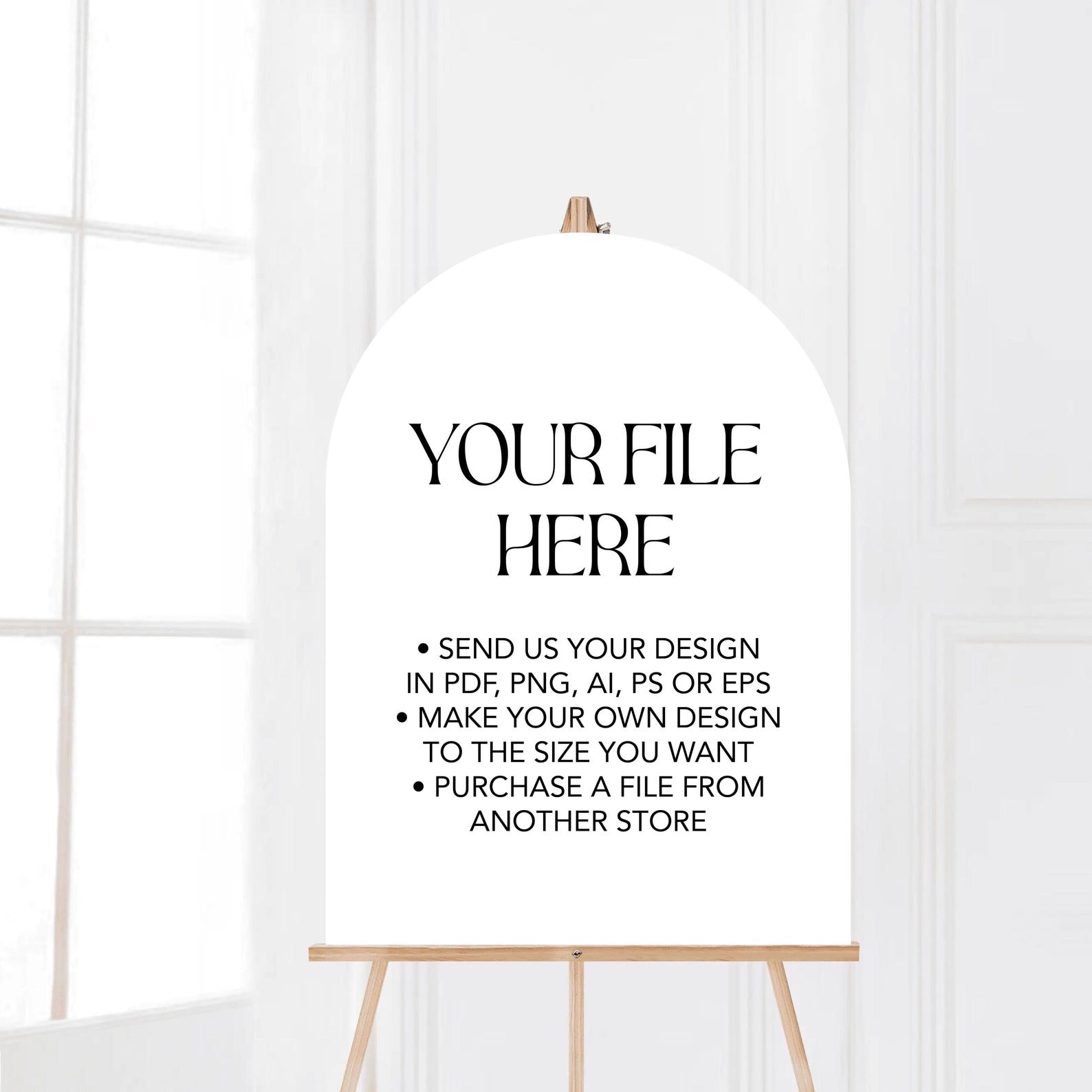 Custom Printed Arched Foam Board Printed Arch Wedding Sign Printed Arch ...