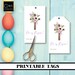 Christian Cross & Floral Printable Easter Tag Womens Church Event Favor ...