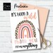 Kindergarten End of Year Teacher Appreciation Card Pre K Teacher Card ...
