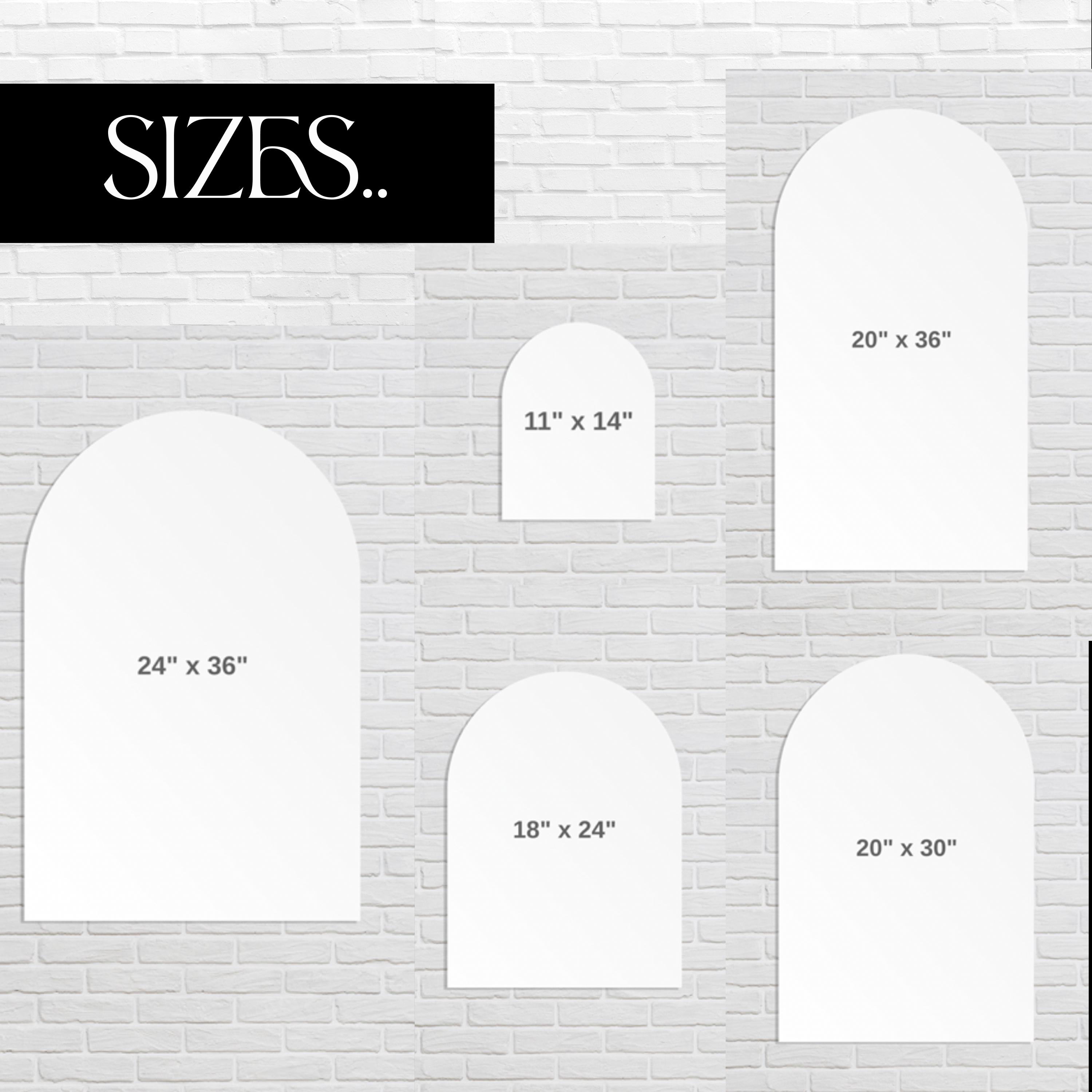 Custom Printed Arched Foam Board Printed Arch Wedding Sign Printed Arch ...