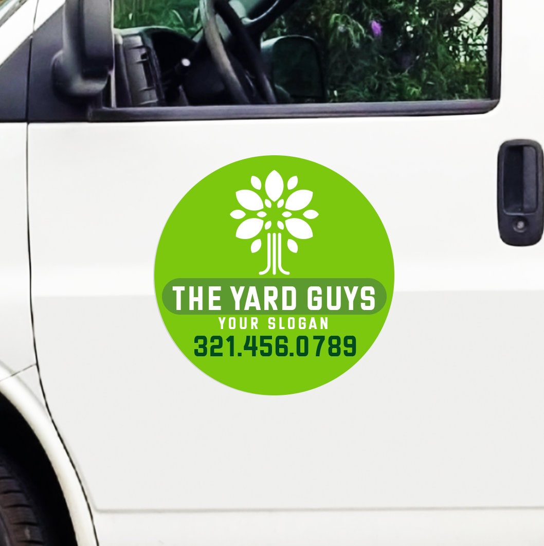 Custom Lawn Care Truck Magnet Lawn and Tree Service Car Magnet Custom ...