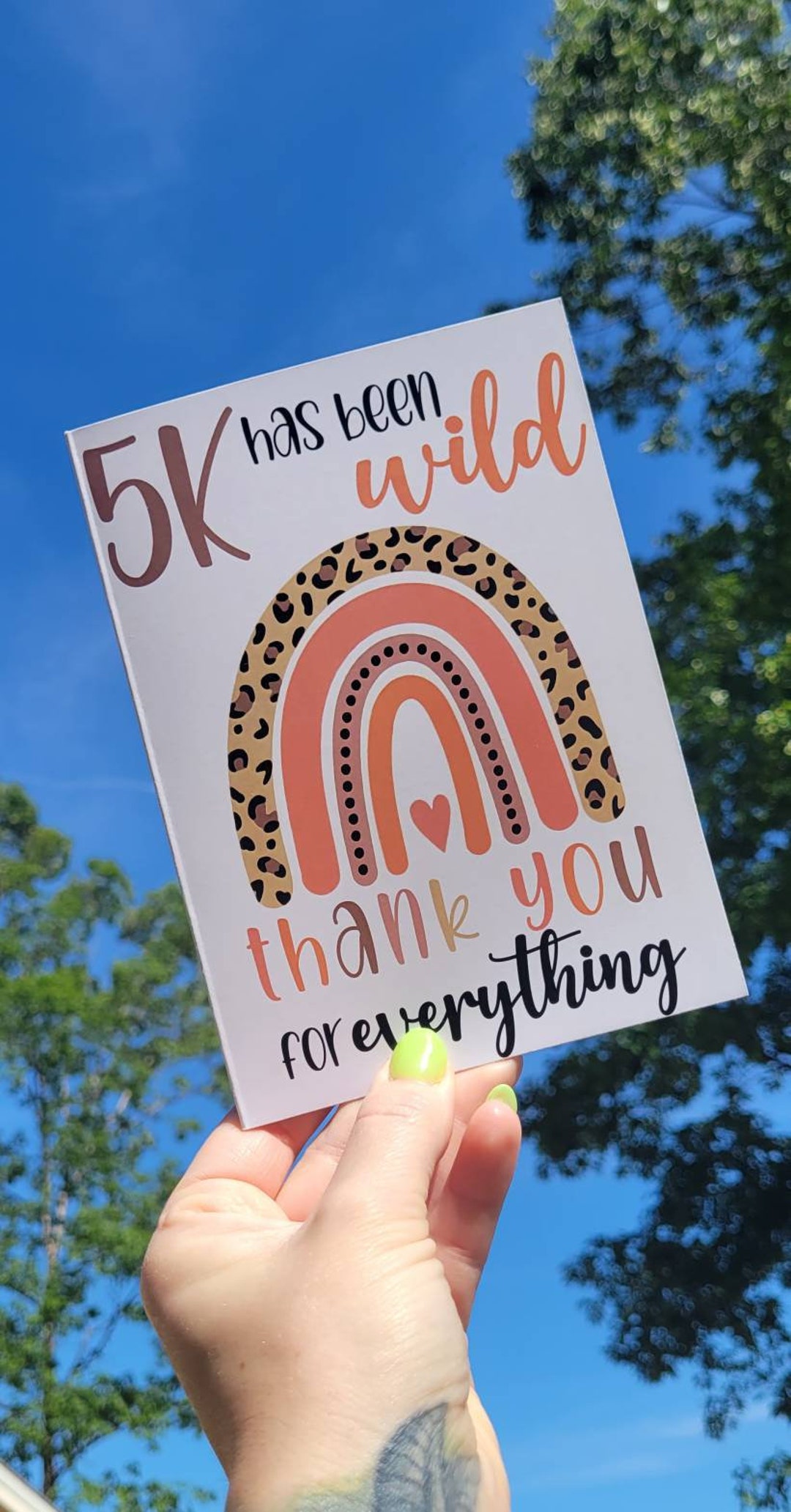 Kindergarten End of Year Teacher Appreciation Card Pre K Teacher Card ...