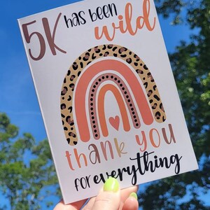 Kindergarten End of Year Teacher Appreciation Card Pre K Teacher Card ...