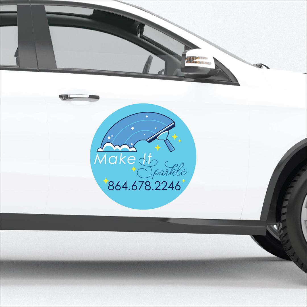 House Cleaning Business Car Magnets House Cleaning Car Magnets Window ...