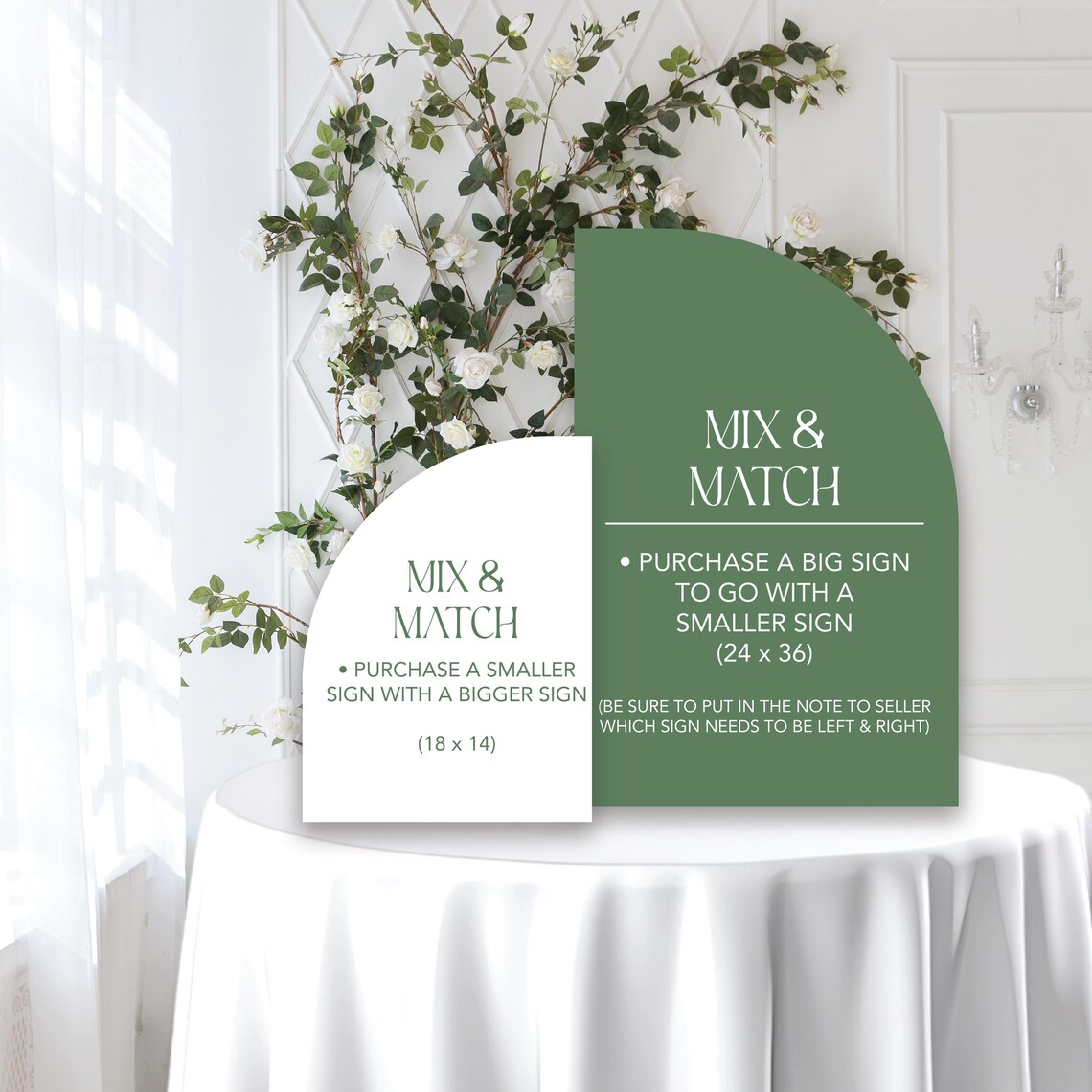 Half Arched Wedding Sign Printed Half Arch Welcome Sign Baby Shower ...