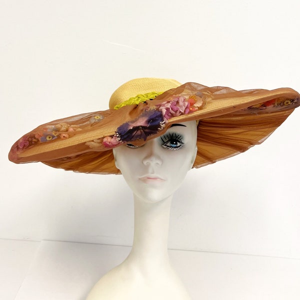 Cartwheel Hat - Etsy