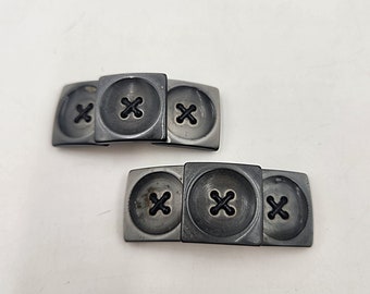 Golden Button Shoe Clips, Vintage, Mint - Etsy