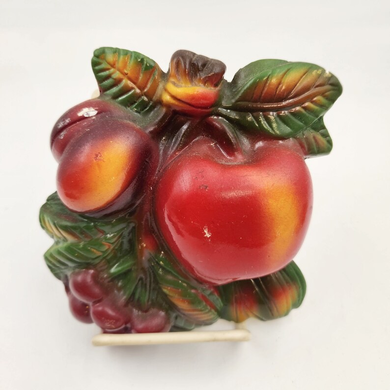 3 Pieces of Vintage 1950's MCM Colorful Chalkware Fruit - Etsy