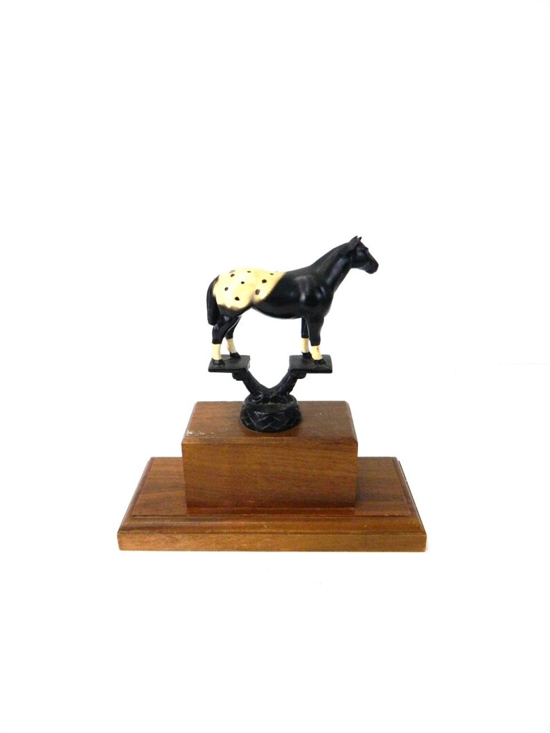 1950s Horse Trophy...paint Horse Trophy on Wood Base...horse | Etsy