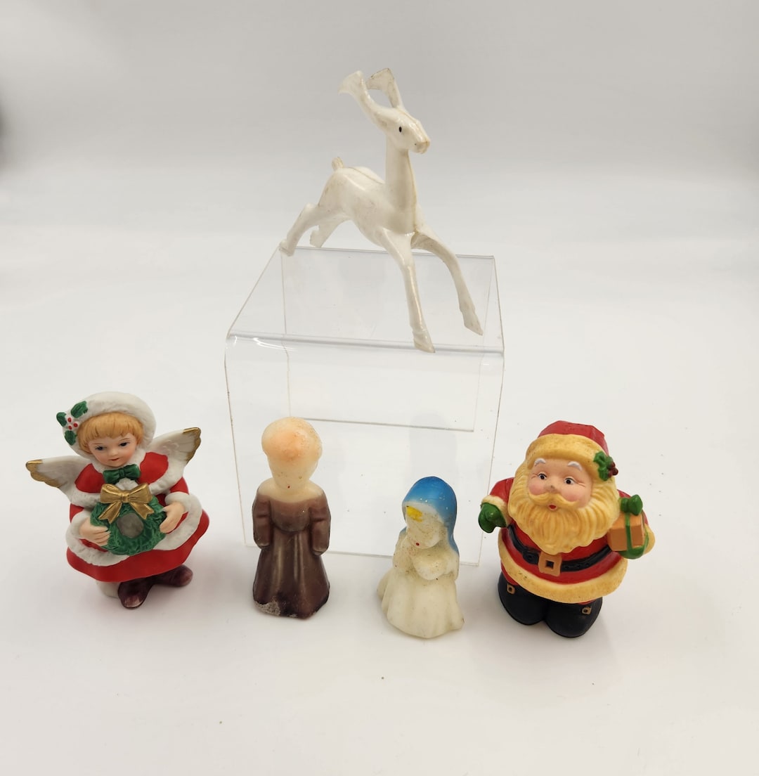 Vintage 1960's Lot of Christmas Knick Knacks Reindeer - Etsy