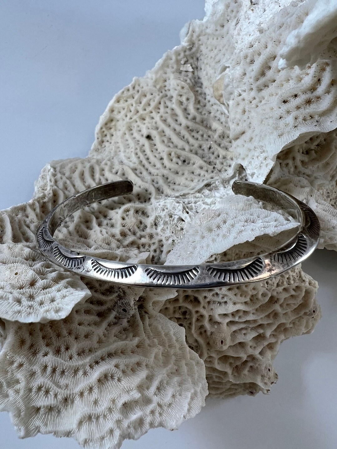 Vintage Navajo Sterling Carinated Cuff Bracelet - Etsy