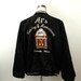 1970s Men's Satin Bomber Jacket...black Jukebox Vending & Amusement ...