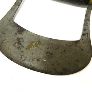 Vintage Wood Handled Food Chopper ... Mincer .. .scraper Tool ... Black ...