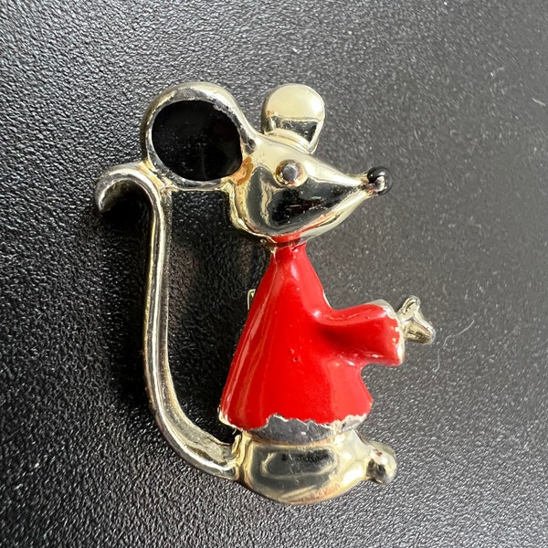 Vintage Mouse Pin - Etsy