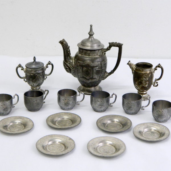 Pewter Tea Pot - Etsy