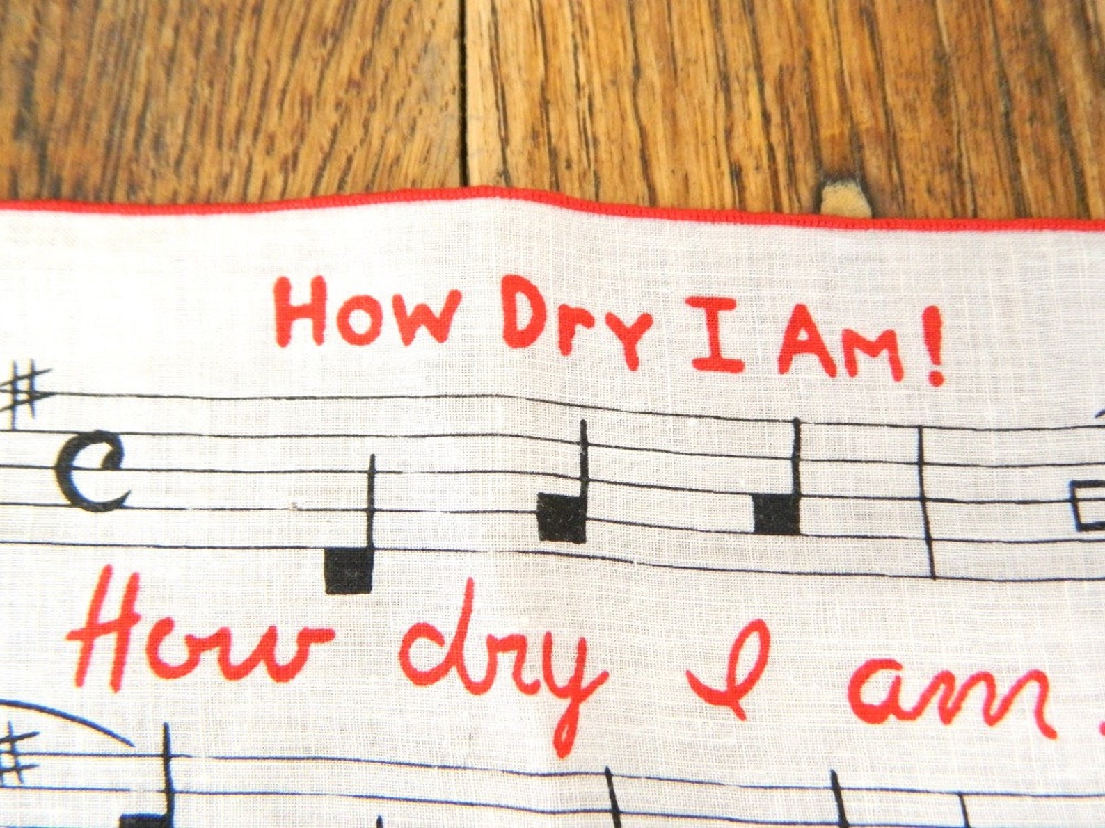 1950s Cocktail Napkin...song Lyric Cocktail Napkin...how - Etsy