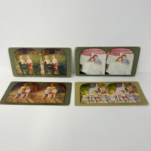 4 Vintage Stereograph Cards Used in Stereo Viewer - Etsy