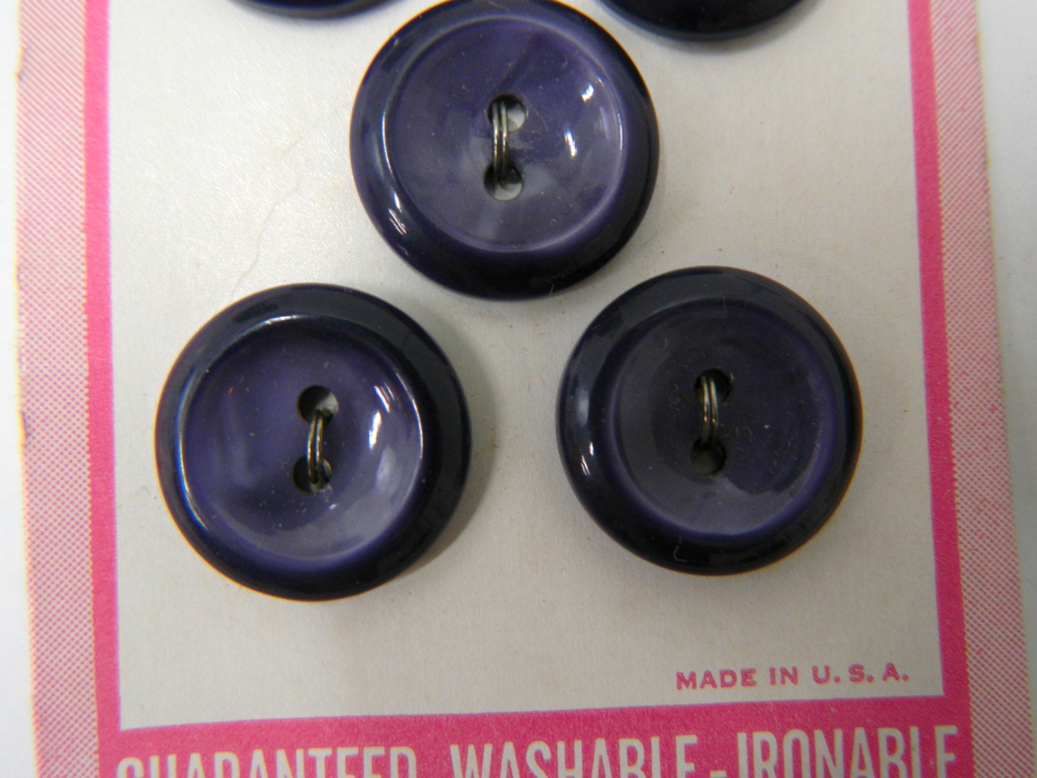 Vintage Buttons .... 1950s Carded Buttons ... Lot of 2 Sets in - Etsy