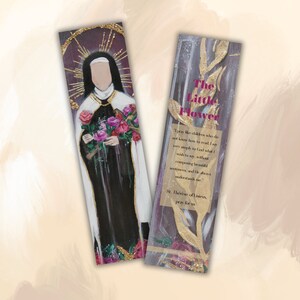 St. Therese of Lisieux Bookmark, French Saint, Catholic Prayer, Book ...