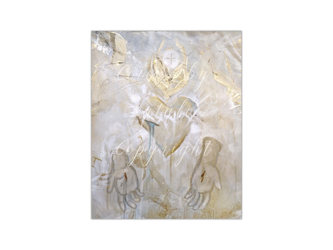 Modern Catholic Art Stigmata Jesus Art Jesus Art Print - Etsy