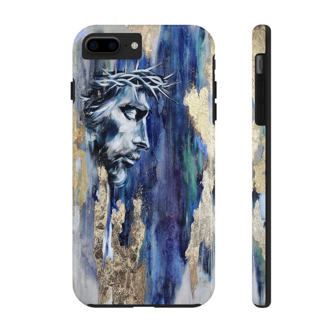 Jesus on the Cross iPhone Case, Religious Phone Case, Confirmation Gift ...