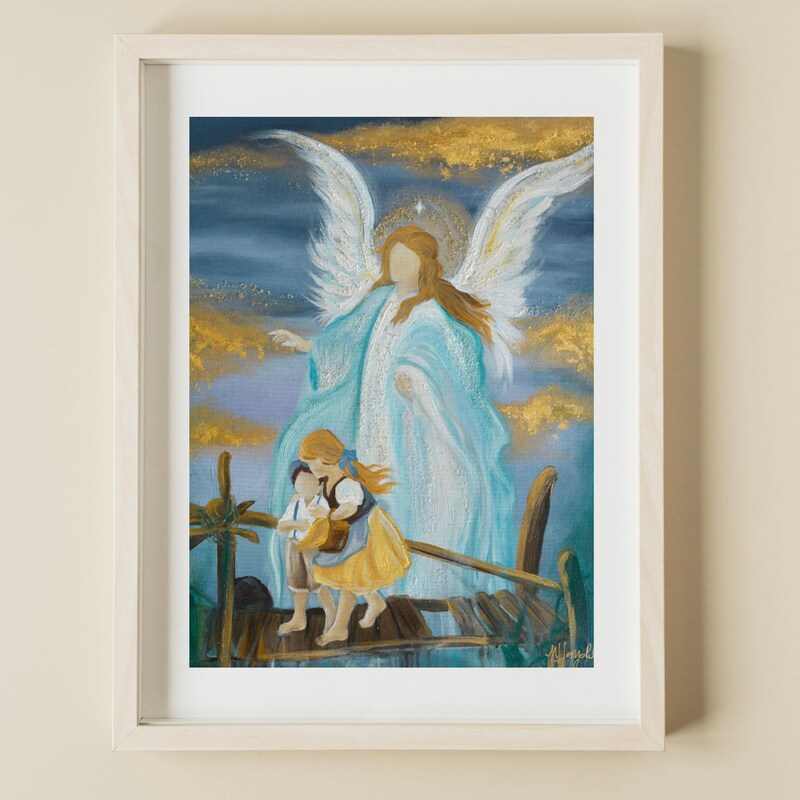 Guardian Angel Print - Etsy