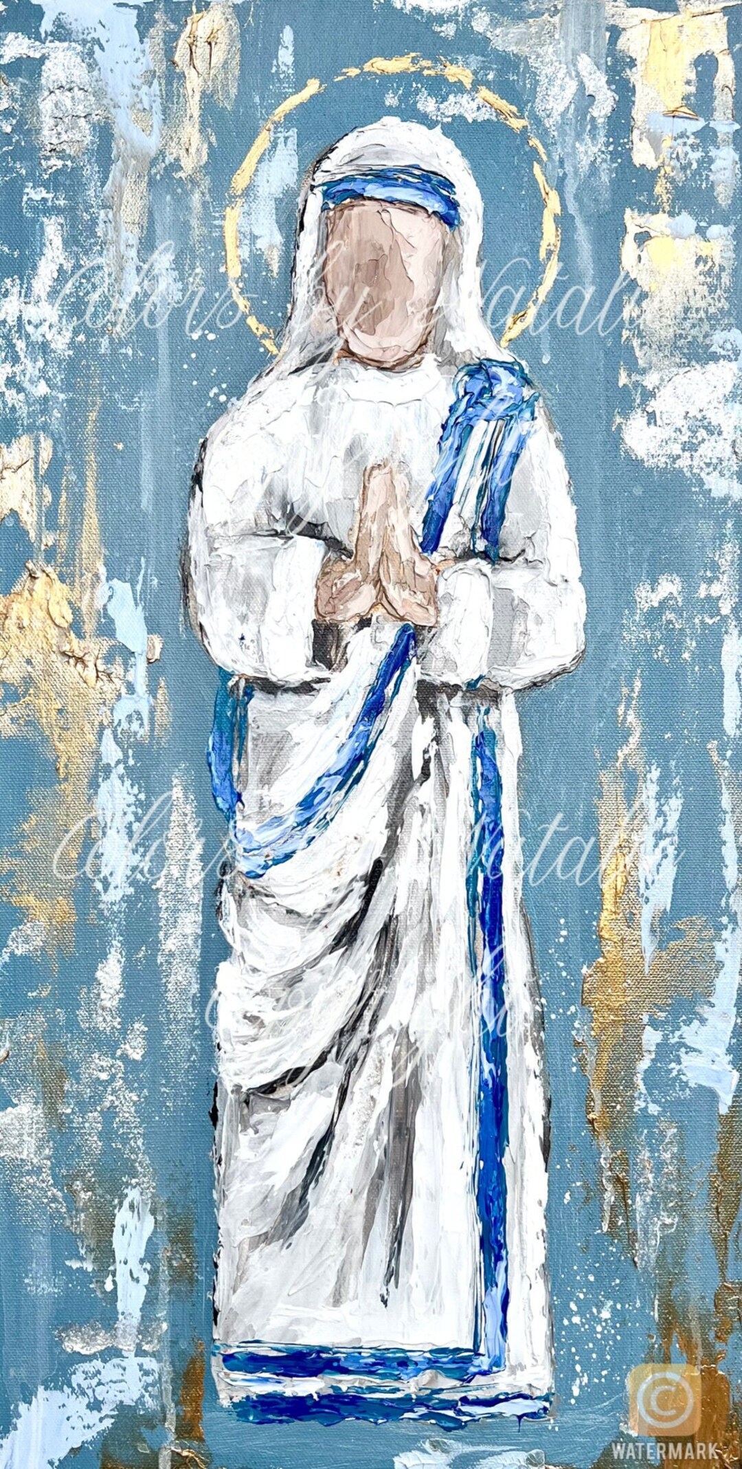 Mother Teresa Print, Catholic Saint Art, Catholic Mom Gift, Christian ...