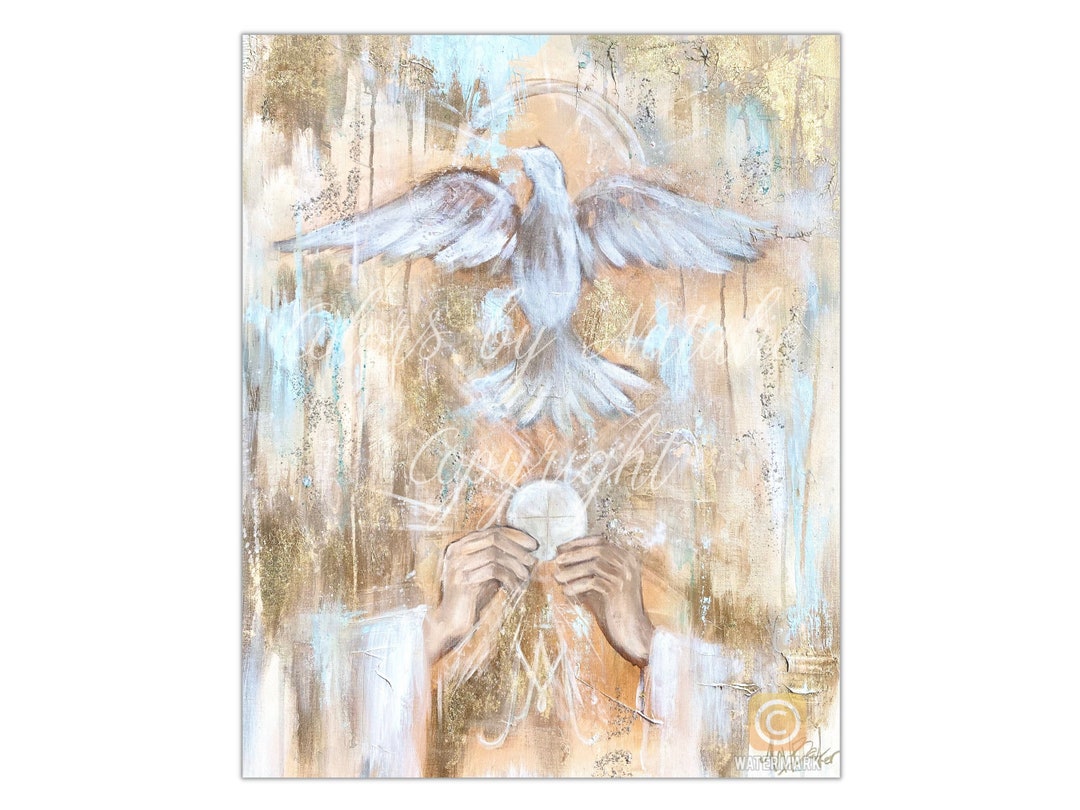 Consecration Prints, Catholic Modern Art, Christian Wall Decor, Jesus ...