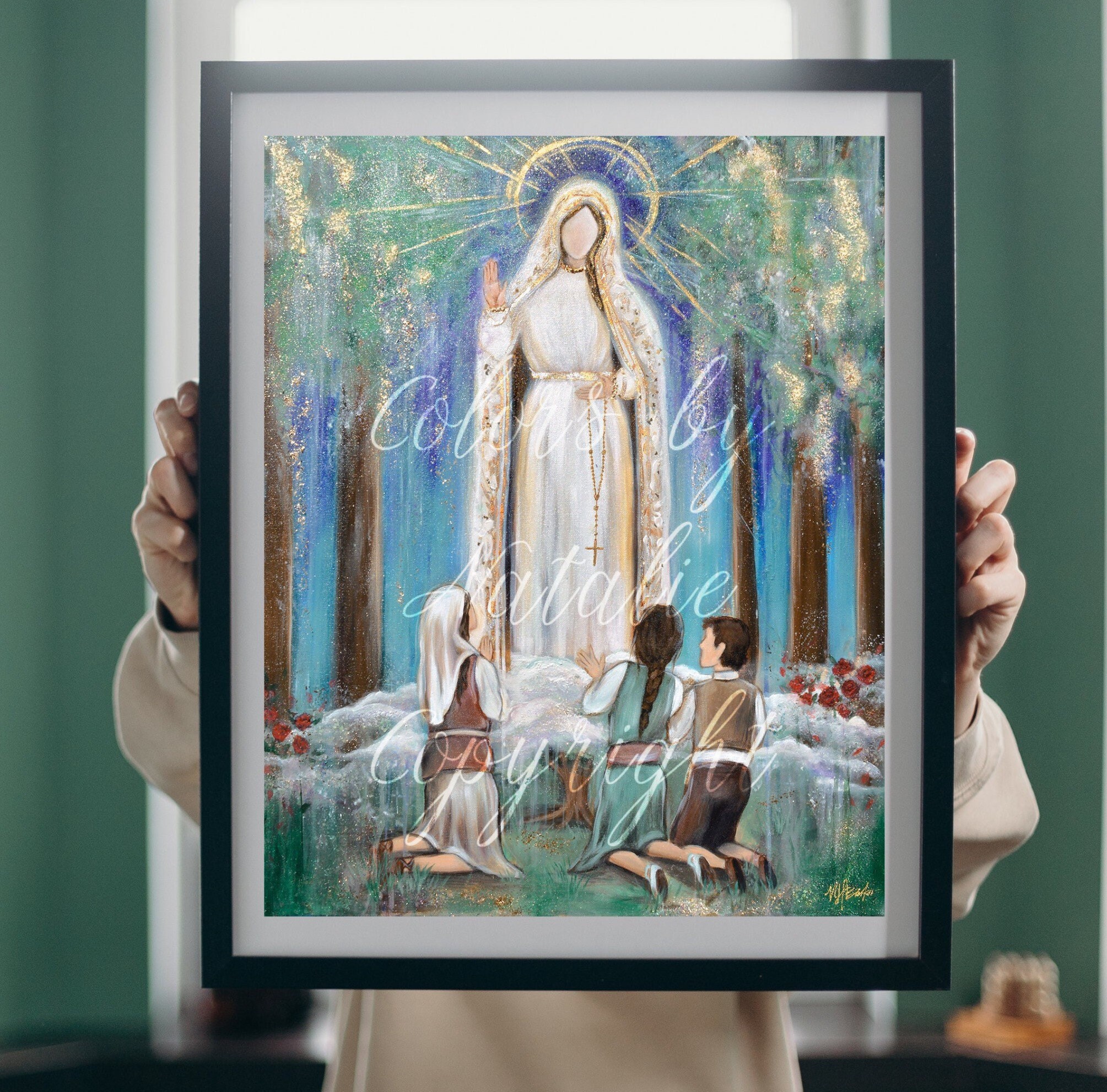 Our Lady of Fatima Fatima Art Our Lady of Fatima Print - Etsy