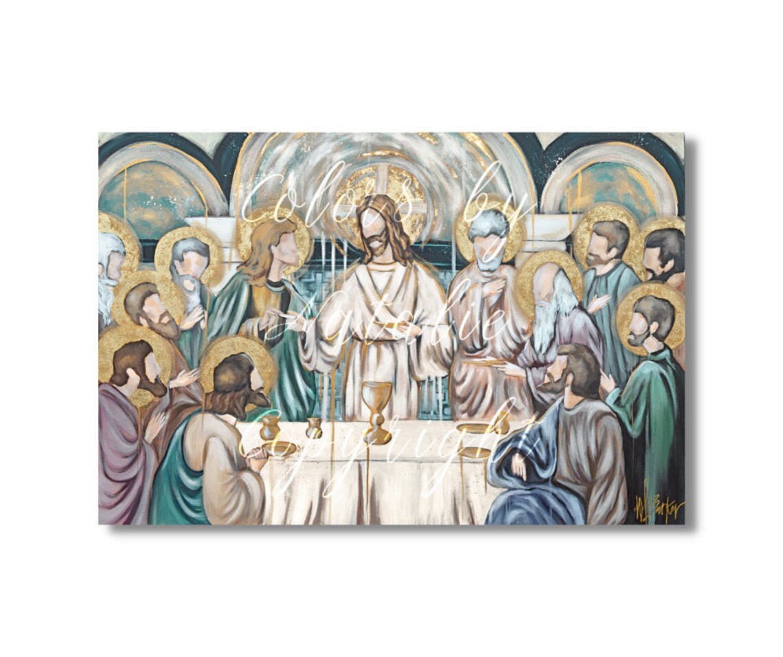 Last Supper Print Last Supper Art Easter Art Christian Art - Etsy