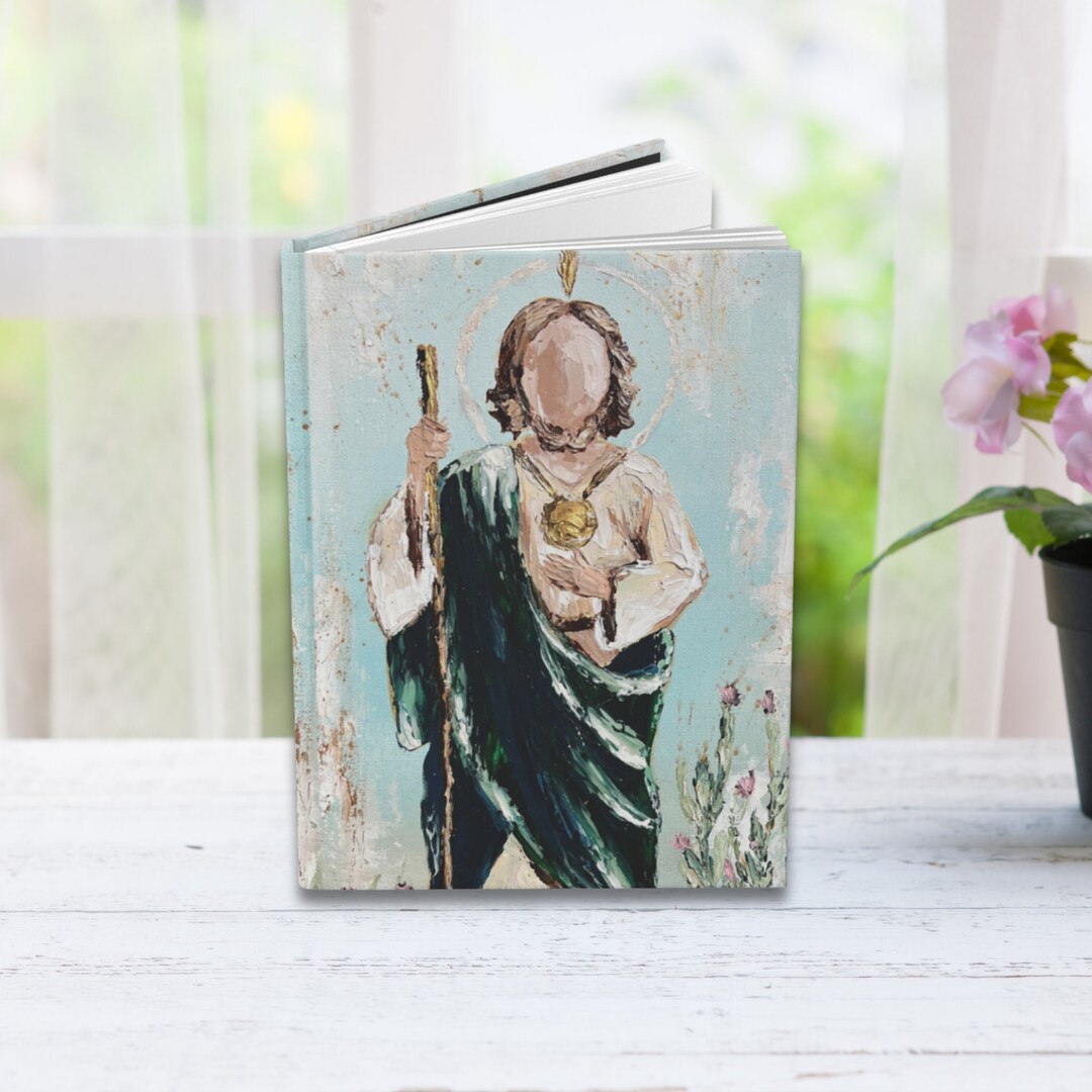 St. Jude Hardcover Journal, Prayer Diary, Gratitude Journal, Catholic ...
