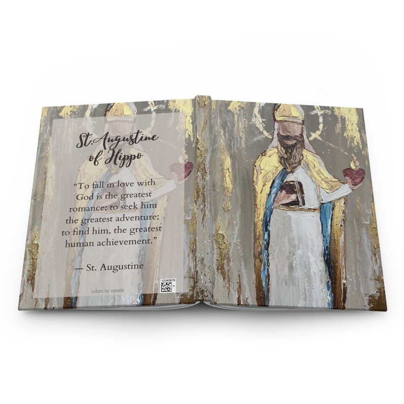 St. Augustine of Hippo Hardcover Journal, Doctor of the Church, Prayer ...