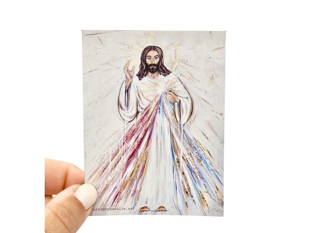 Divine Mercy Magnet Catholic Refrigerator Magnet Jesus - Etsy