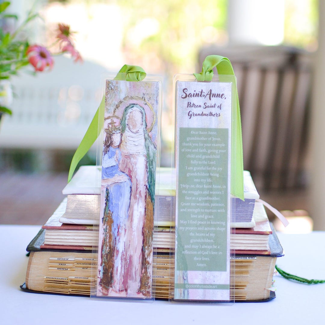 A Grandmother's Prayer of St. Anne Bookmark - Etsy
