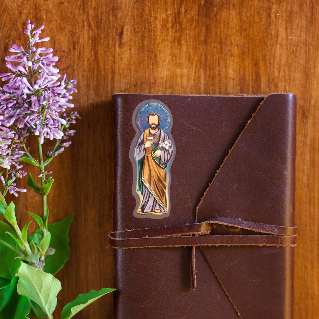 Joseph the Worker Sticker - Etsy