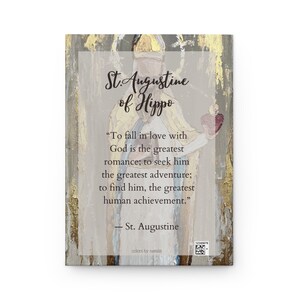 St. Augustine of Hippo Hardcover Journal, Doctor of the Church, Prayer ...