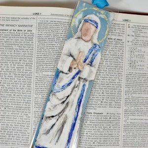 St. Mother Teresa Bookmark, Catholic Prayer Gift, Book Nerd, Teresa of ...