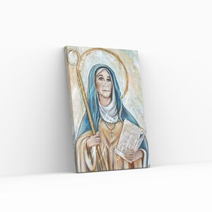 St Monica Print, Catholic Saint, Catholic Saint Art, St Monica Art ...