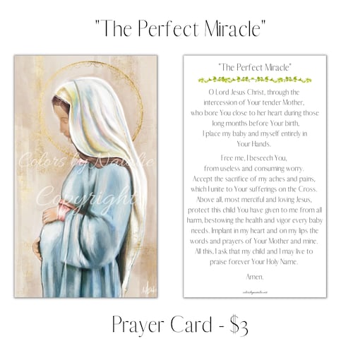 Pregnancy Prayer Card Baby's Prayer Miracle Prayer Card - Etsy Pregnancy Prayer Card Baby's Prayer Miracle Prayer Card - Etsy