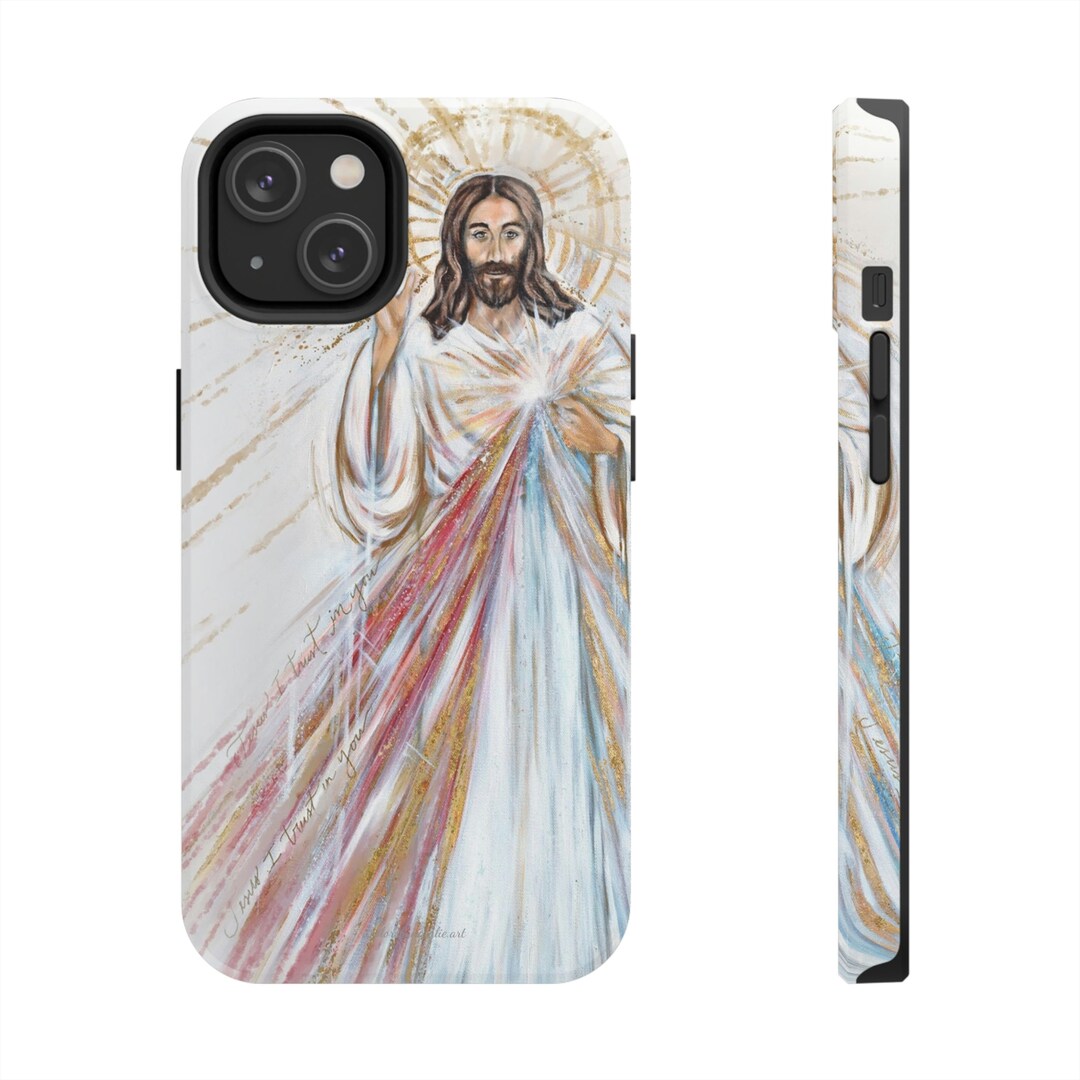 Jesus Phone Case, Divine Mercy Phone Case, Divine Mercy Tough Phone ...