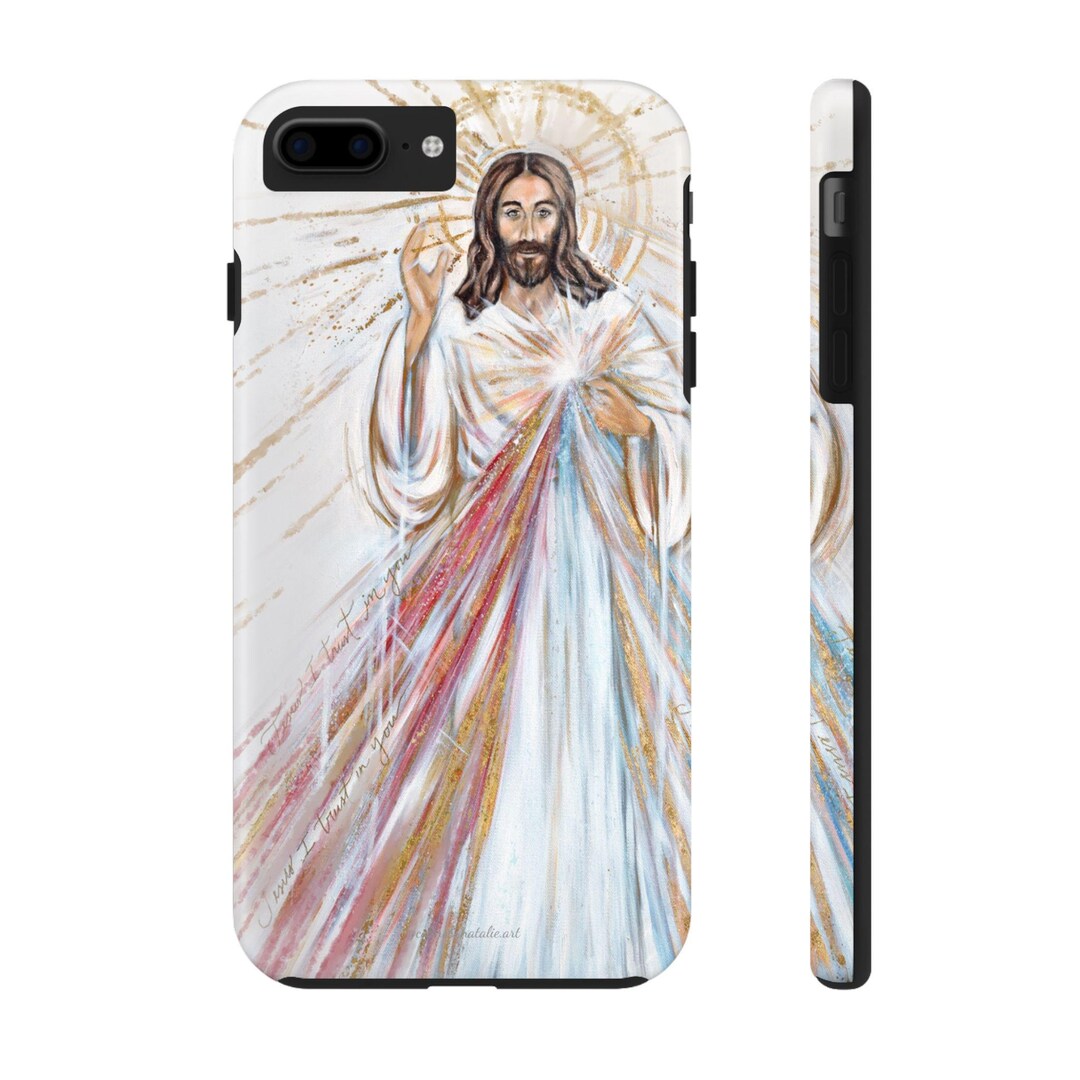 Jesus Phone Case, Divine Mercy Phone Case, Divine Mercy Tough Phone ...