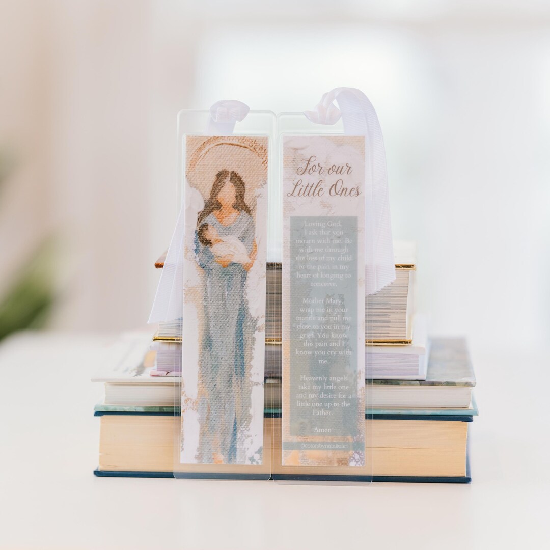 A Prayer for Our Little Ones Bookmark - Infertility and Child Loss - Etsy