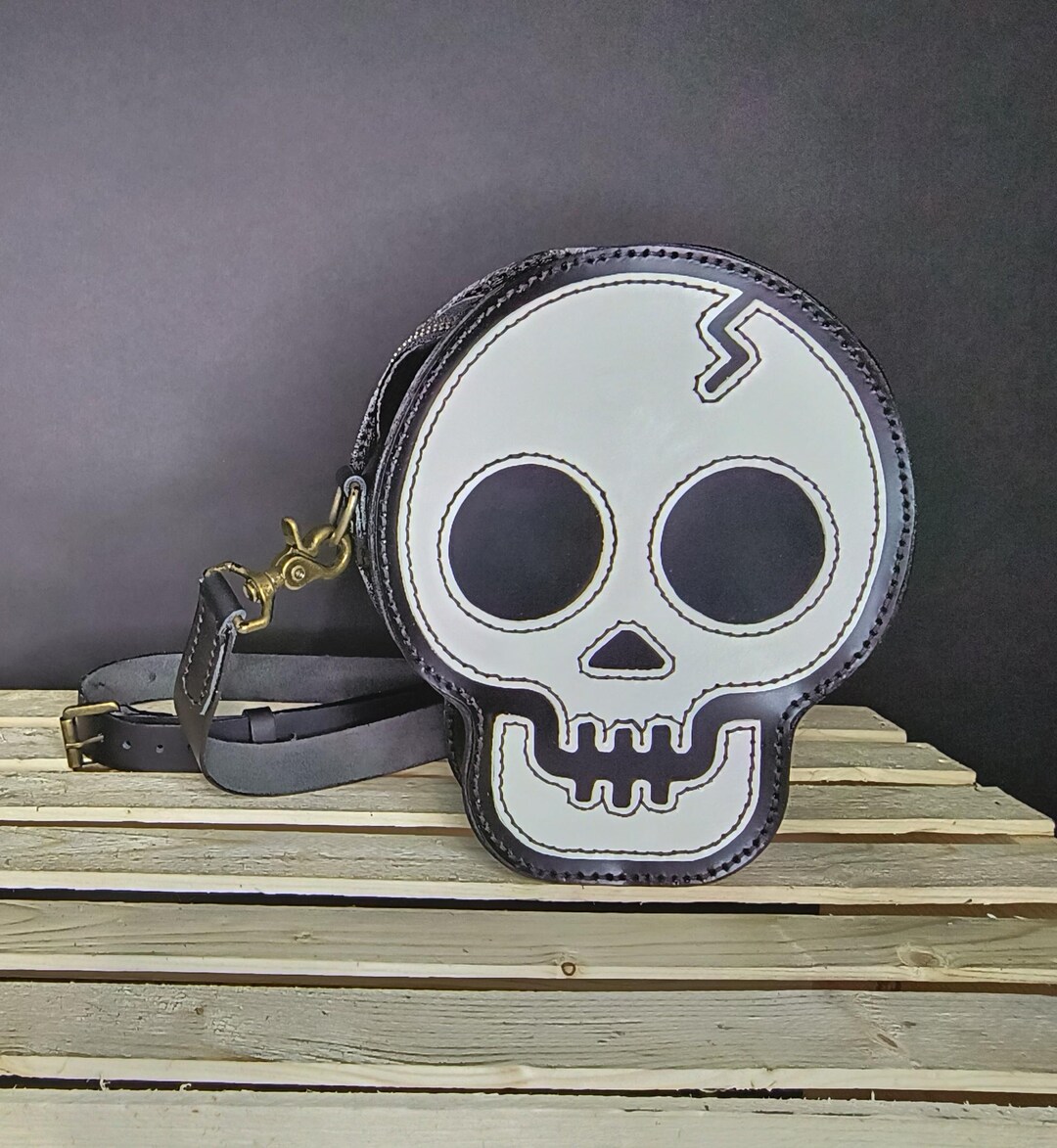 Leather Skull Purse - Etsy
